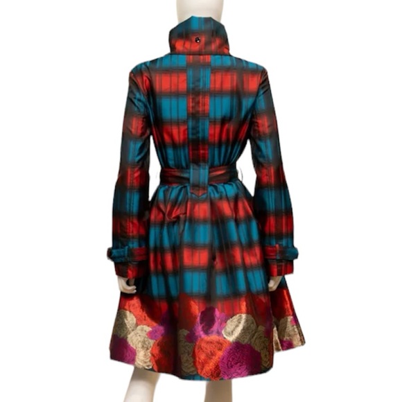 Samuel Dong | Jackets & Coats | Nwt Samuel Dong Floral Striped Zip Up ...